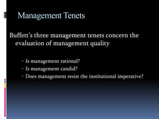 Warren buffett | PPTX