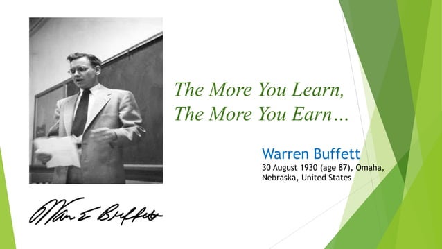 Warren Buffett :A Businessman, A Leader | PPT