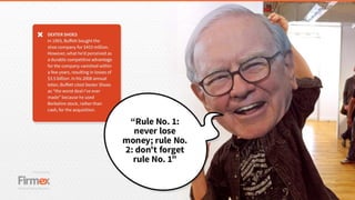 Greatest Hits & Misses by Warren Buffett | PPT