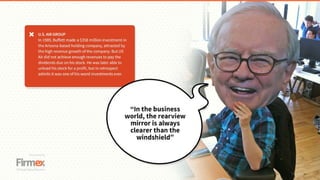 Greatest Hits & Misses by Warren Buffett | PPT
