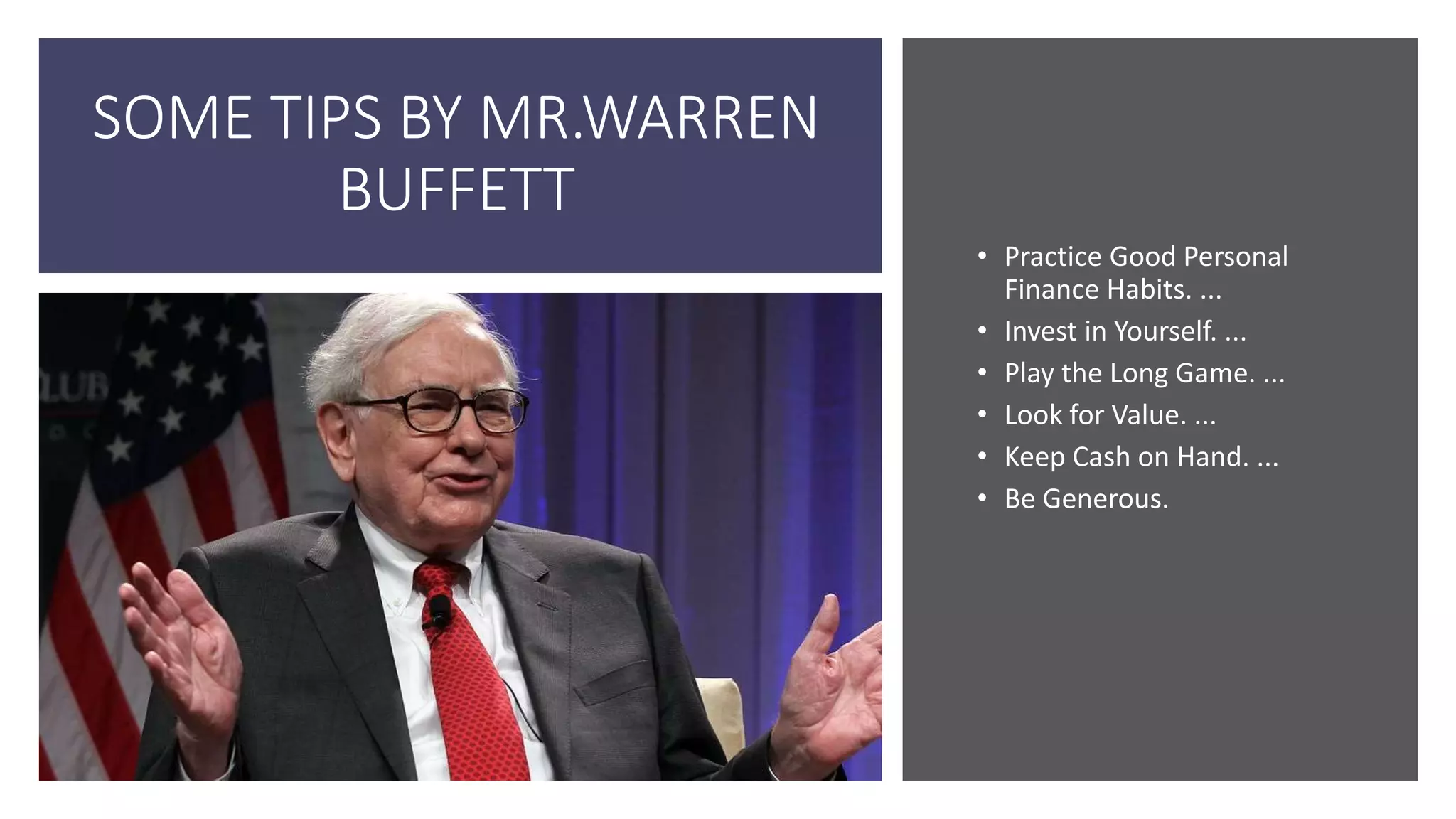 Success Story Of Mr. Warrenn buffett | PPTX | Stocks and Bonds ...