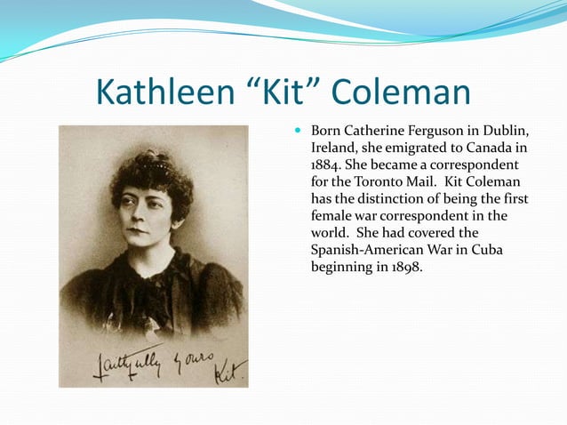 War reporters throughout the ages | PPT