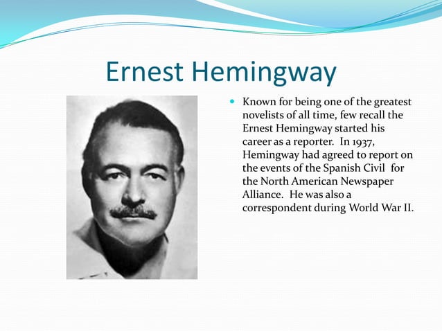 War reporters throughout the ages | PPT