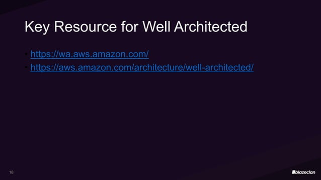 Aws Well Architected Framework Walk Through Pptx