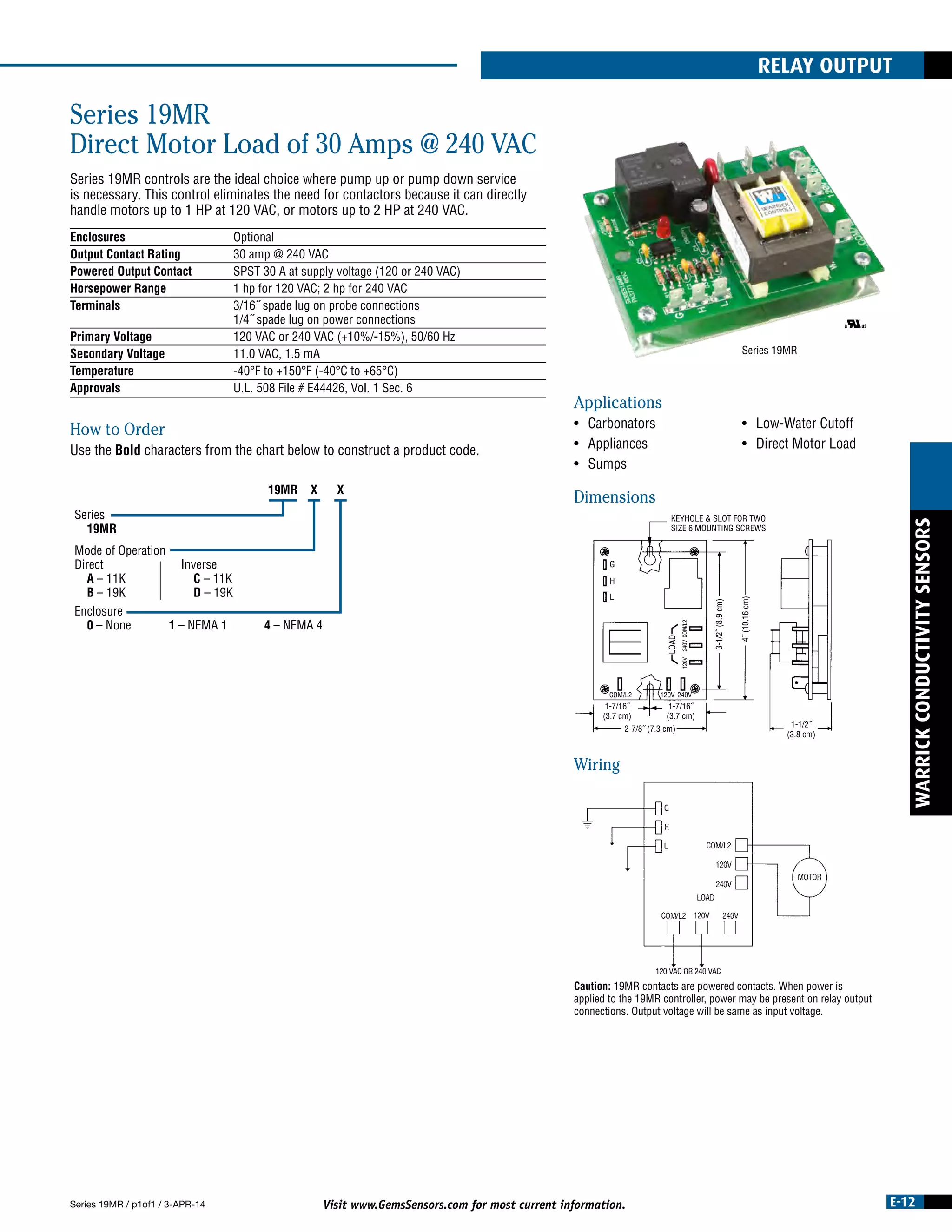 Warrick conductivity level controls complete (1) | PDF