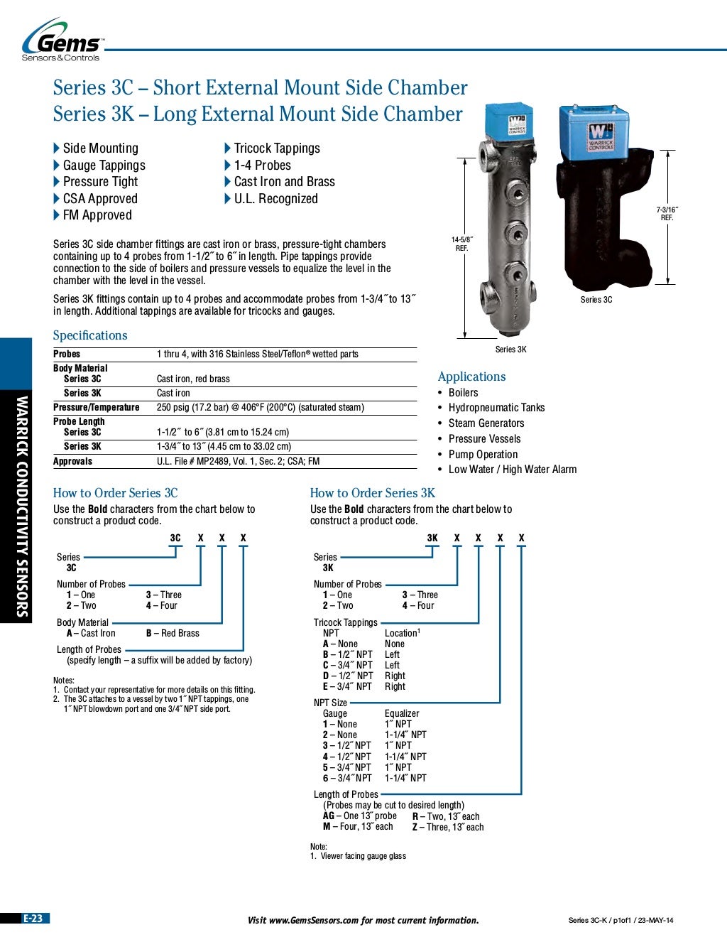 Warrick conductivity level controls complete (1)