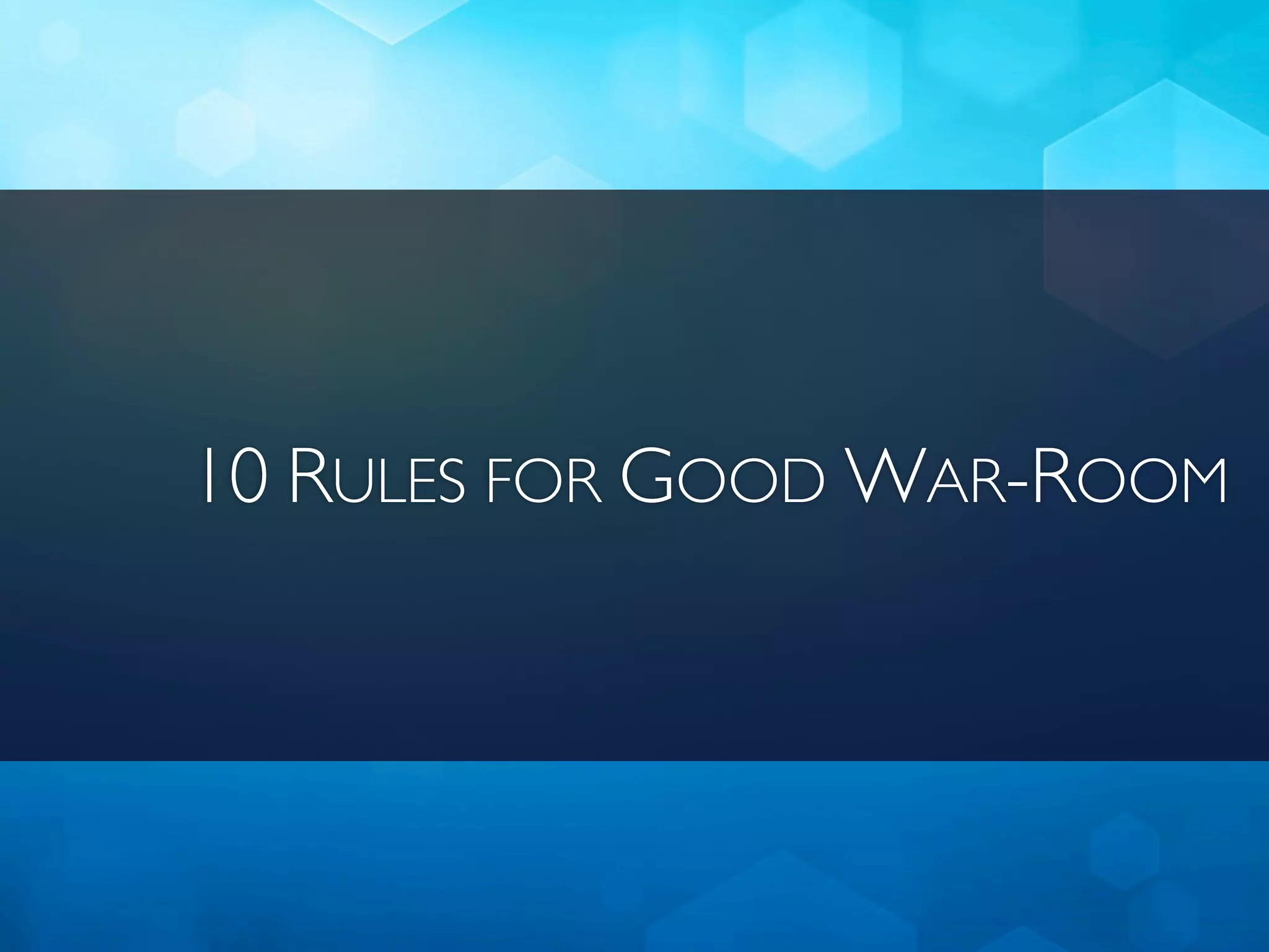 The Art of WarRoom | PDF