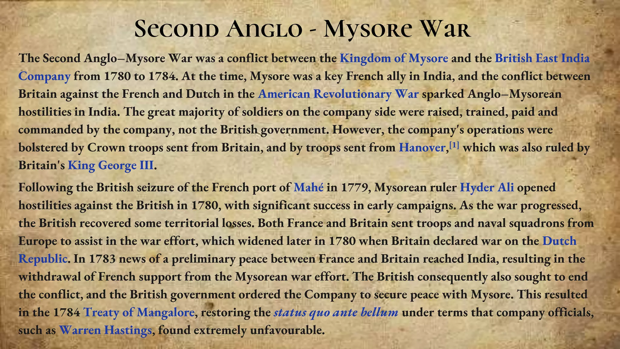 Wars of the East India Company | PPTX