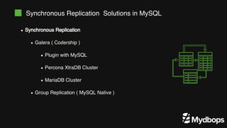 Wars of MySQL Cluster ( InnoDB Cluster VS Galera ) | PDF