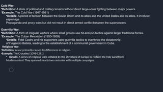 WARS AND ITS TYPES AND WHY HAPPEN AND ITS DEATAILED INFORMATION | PPTX