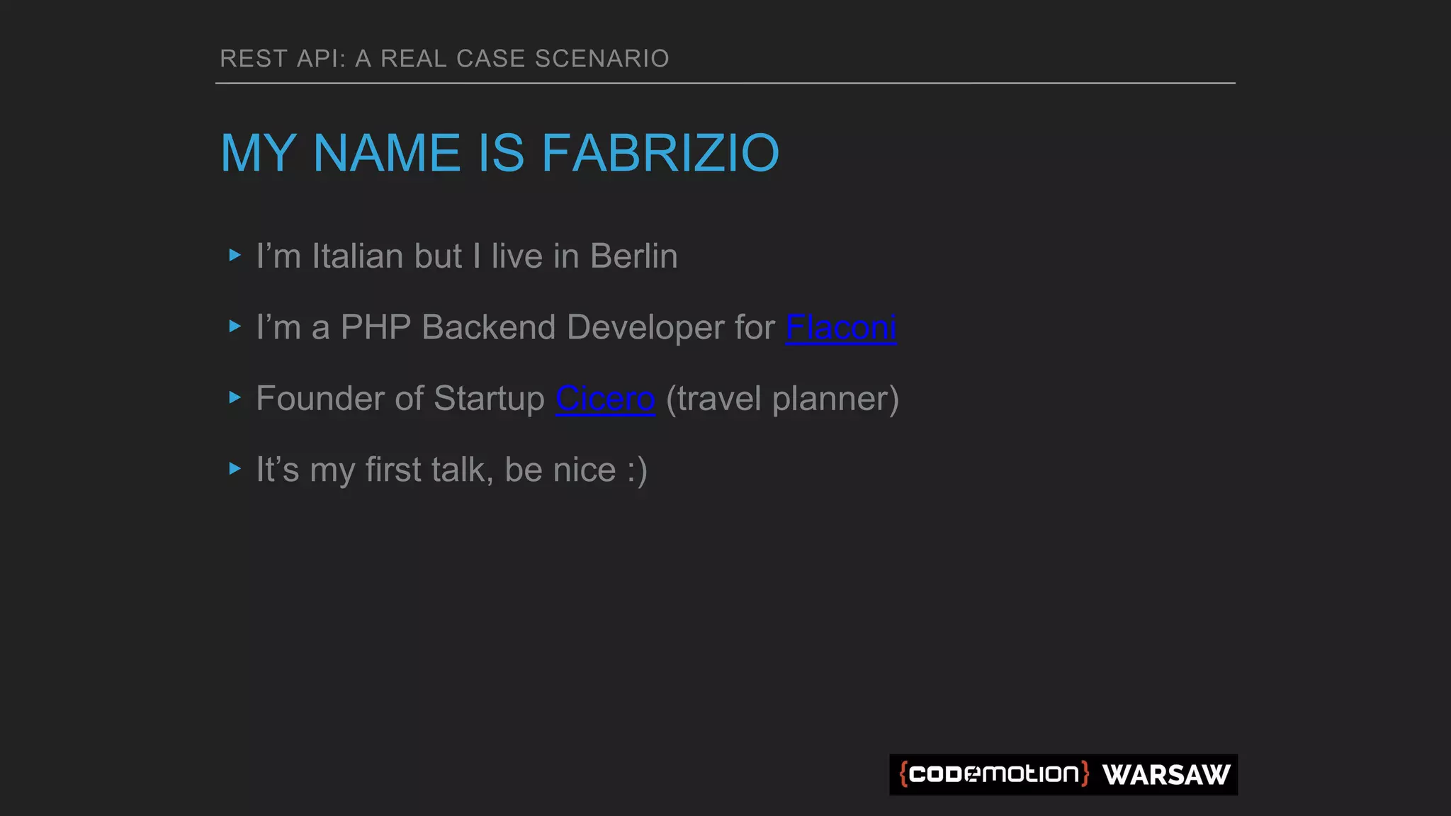 REST API: A Real Case Scenario | PPTX