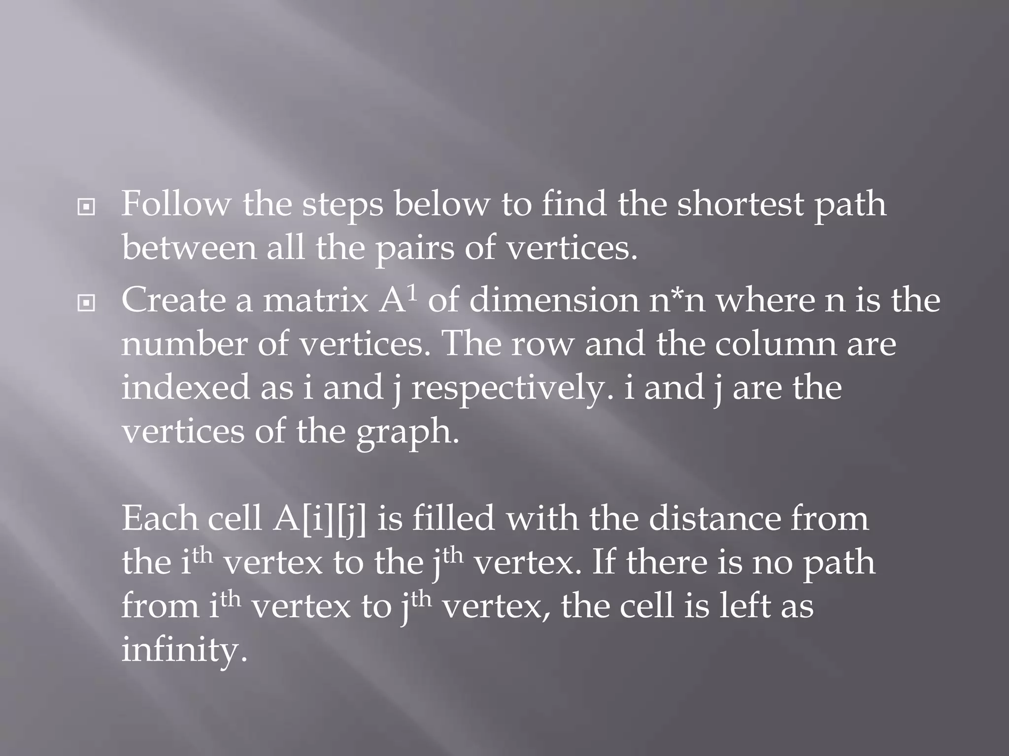 Warshalls and floyds algorithms | PPTX