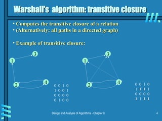 Warshalls Floyds Algorithm in Data Structure.ppt
