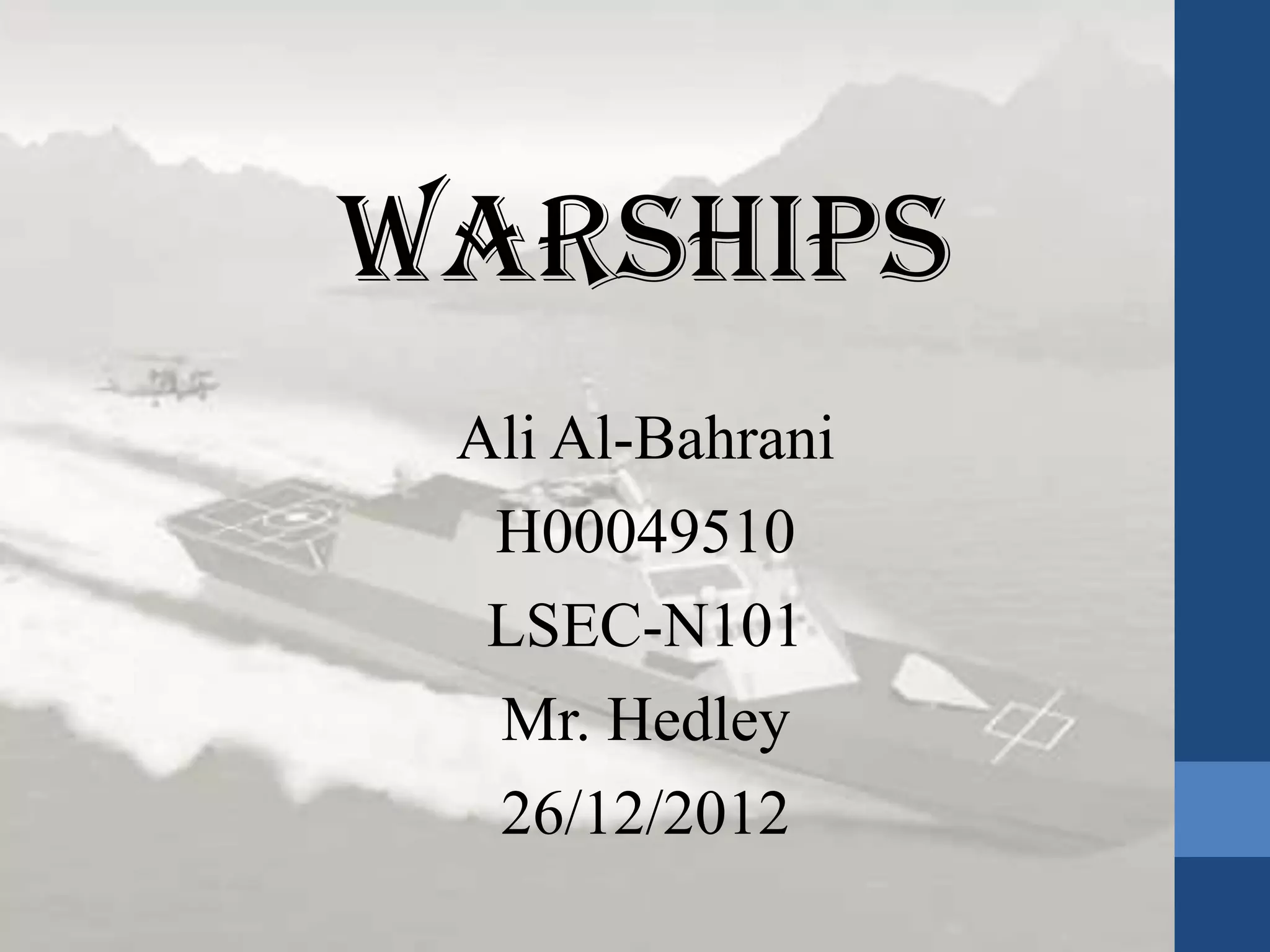 Warships | PPTX