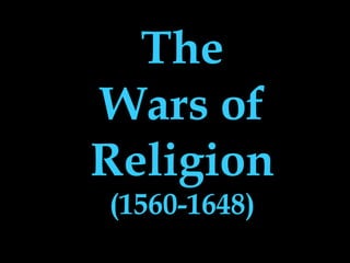 Wars of Religion | PPT