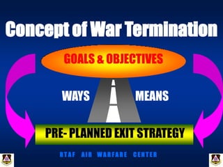 บรรยาย War termination | PPT