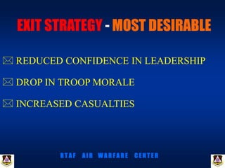 บรรยาย War termination | PPT