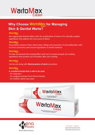 Wartomax Cream bruchure | PDF