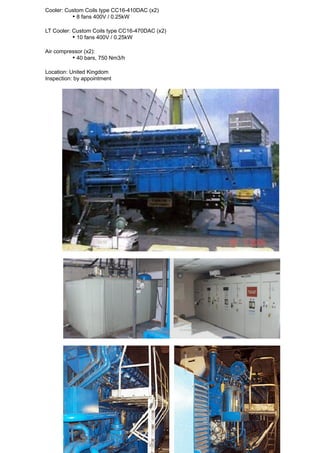 WARTSILA CR26 V16DF GENERATORS | PDF