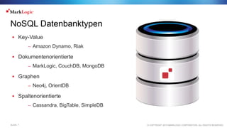 Warum NoSQL? Wann macht der Einsatz von NoSQL Datenbanken Sinn? | PPTX | Databases | Computer ...