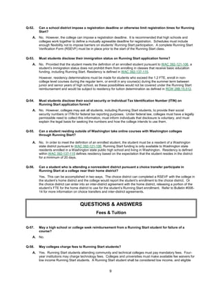 Washington State Running Start program | PDF