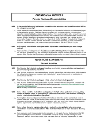 Washington State Running Start program | PDF