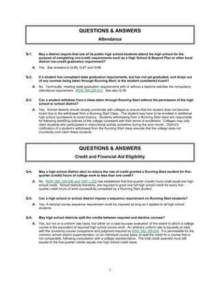 Washington State Running Start program | PDF