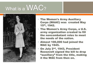 War women powerpoint | PPTX