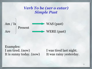 Simple Past (Was / Were) | PPT