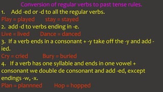 Was were and past simple | PPT