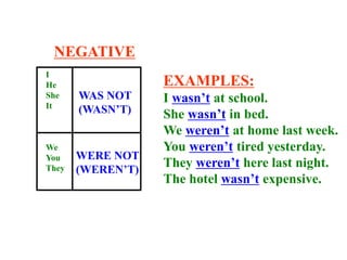 Was - Were - past to be - 01.ppt