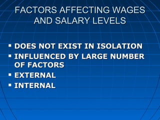 wages and salary administration | PPT