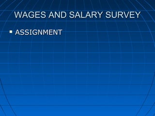 wages and salary administration | PPT