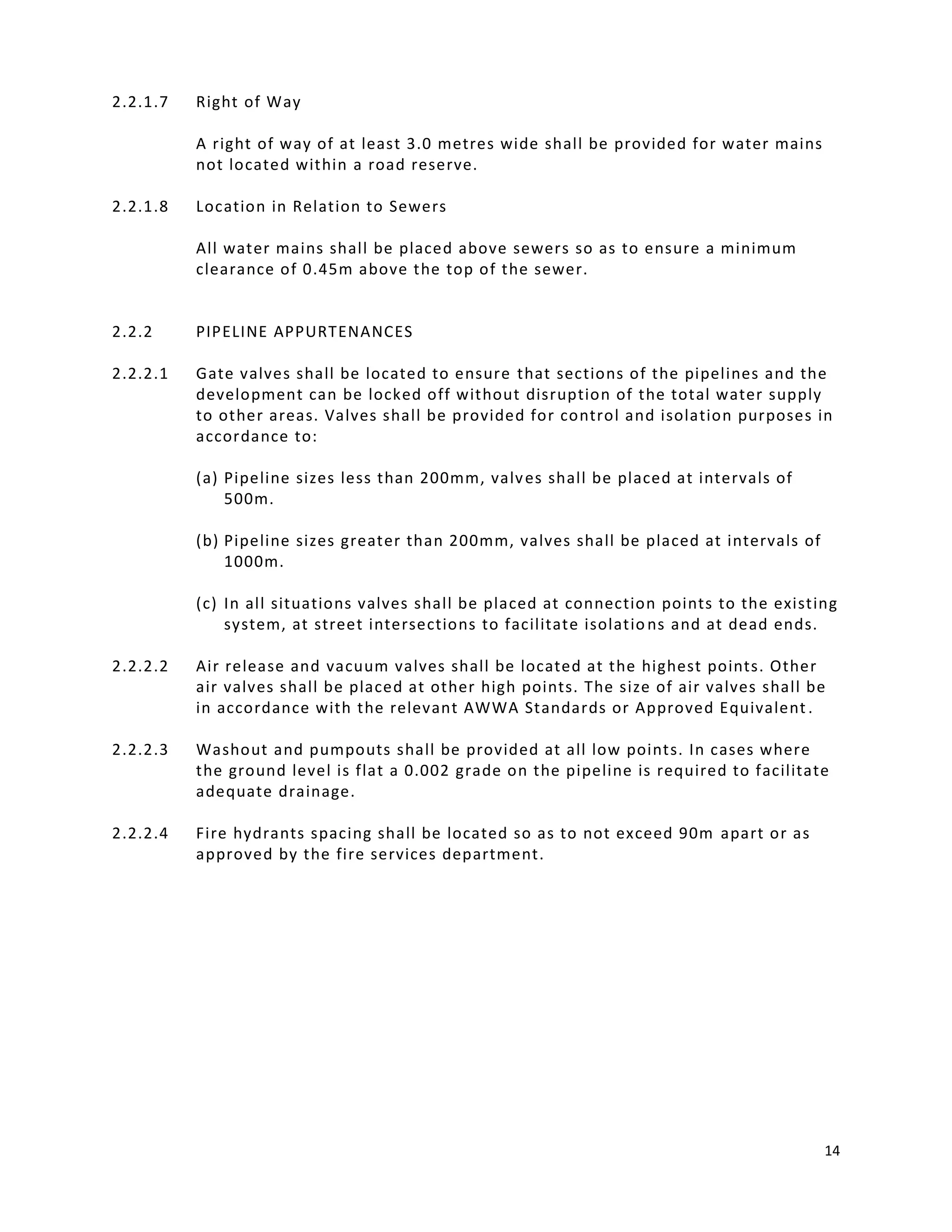 Wasa guidelines for design of water and wastewater systems | PDF