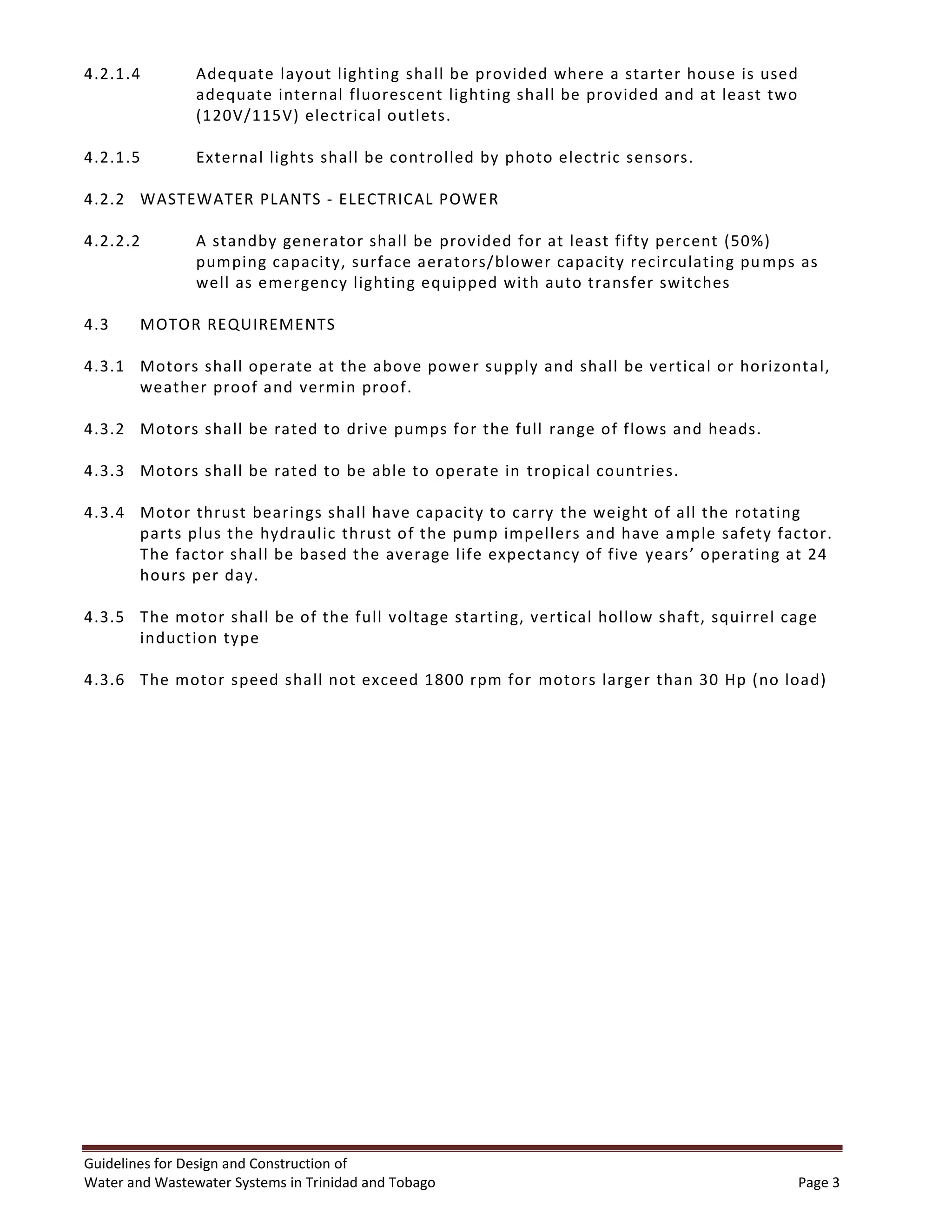 Wasa guidelines for design of water and wastewater systems | PDF