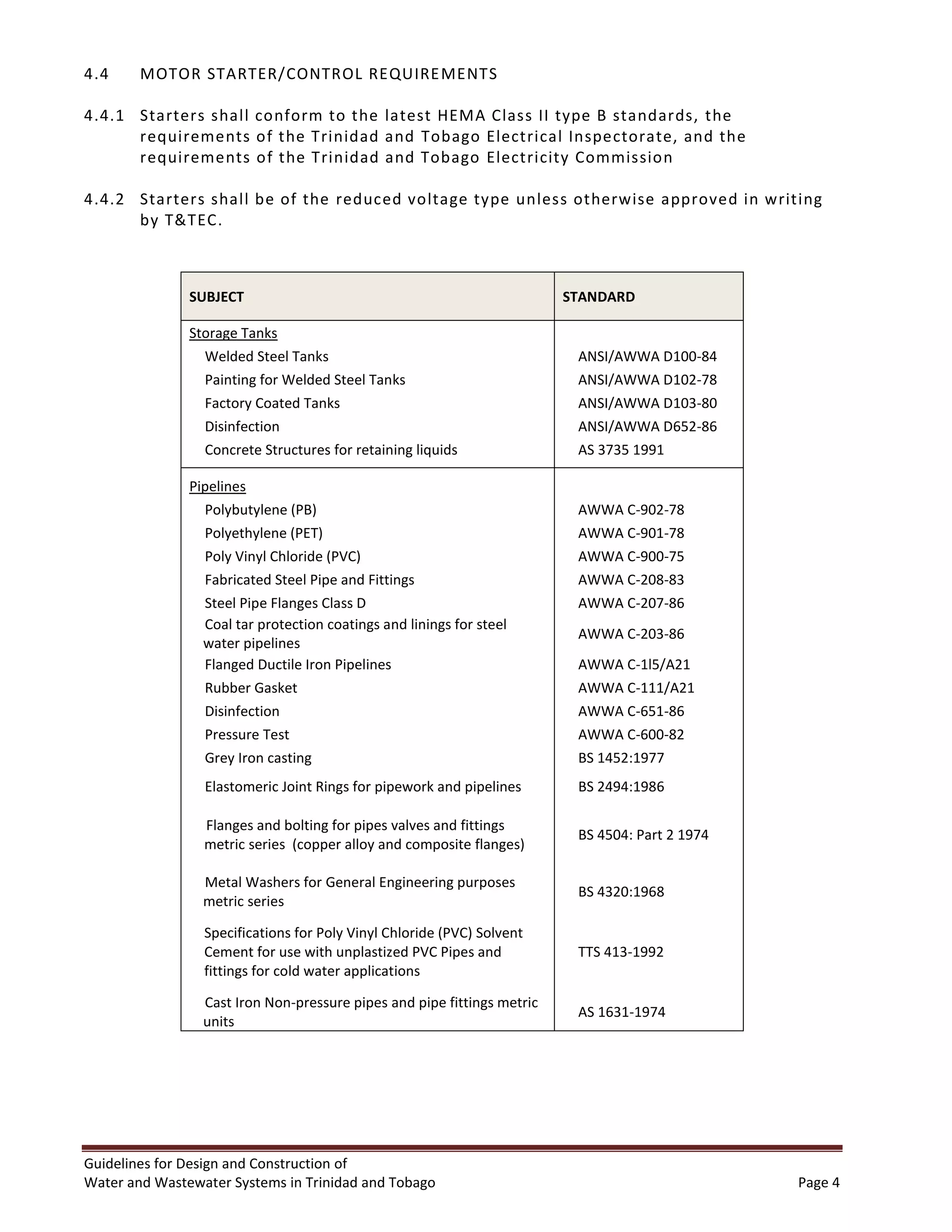 Wasa guidelines for design of water and wastewater systems | PDF