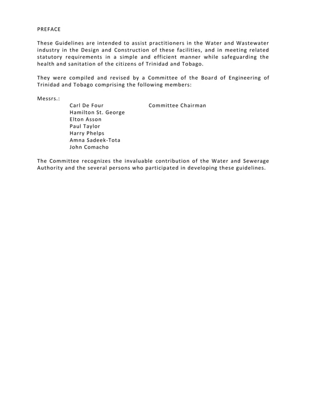 Wasa guidelines for design of water and wastewater systems | PDF | Civil Engineering Industry ...