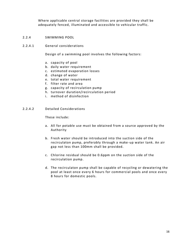 Wasa guidelines for design of water and wastewater systems | PDF ...