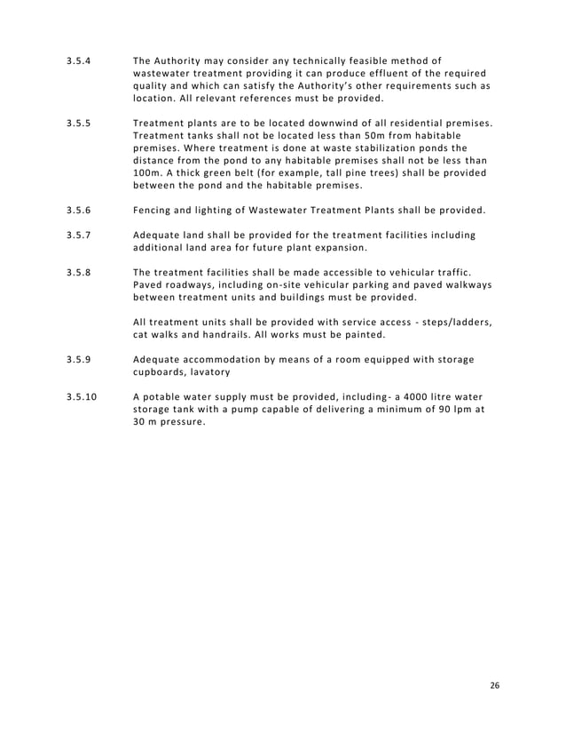 Wasa guidelines for design of water and wastewater systems | PDF ...