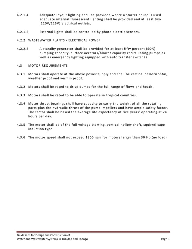 Wasa guidelines for design of water and wastewater systems | PDF ...