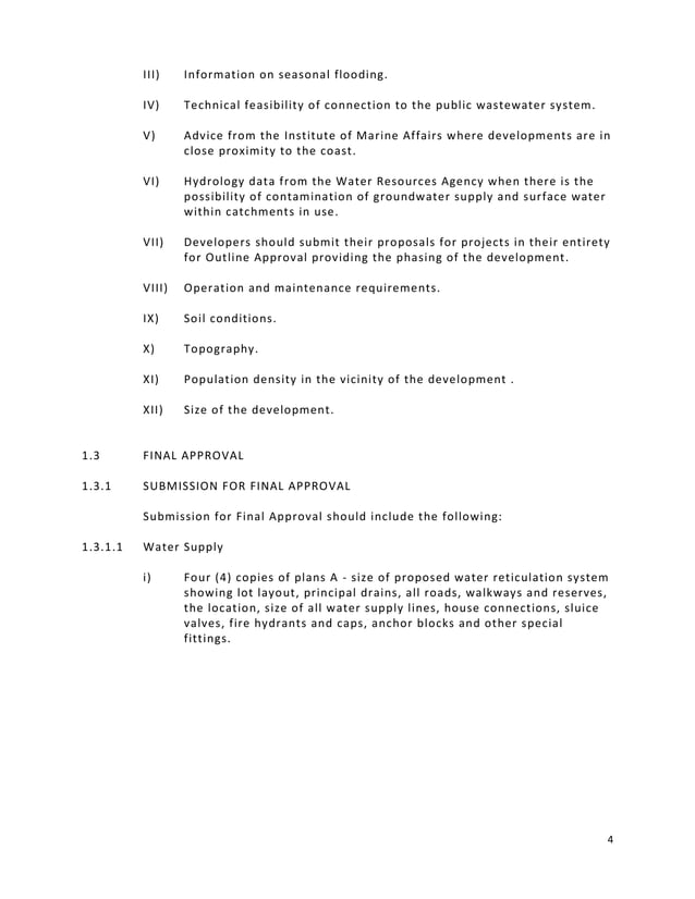 Wasa guidelines for design of water and wastewater systems | PDF ...