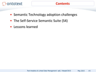 Text Analytics & Linked Data Management As-a-Service | PPT