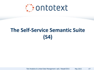 Text Analytics & Linked Data Management As-a-Service | PPT