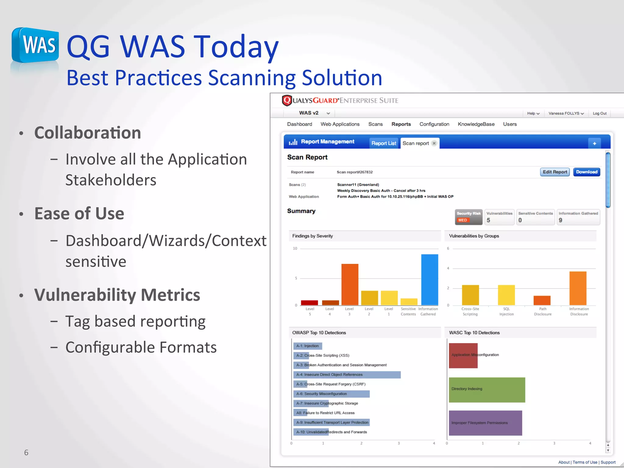 QualysGuard InfoDay 2014 - QualysGuard Web Application Security a Web ...