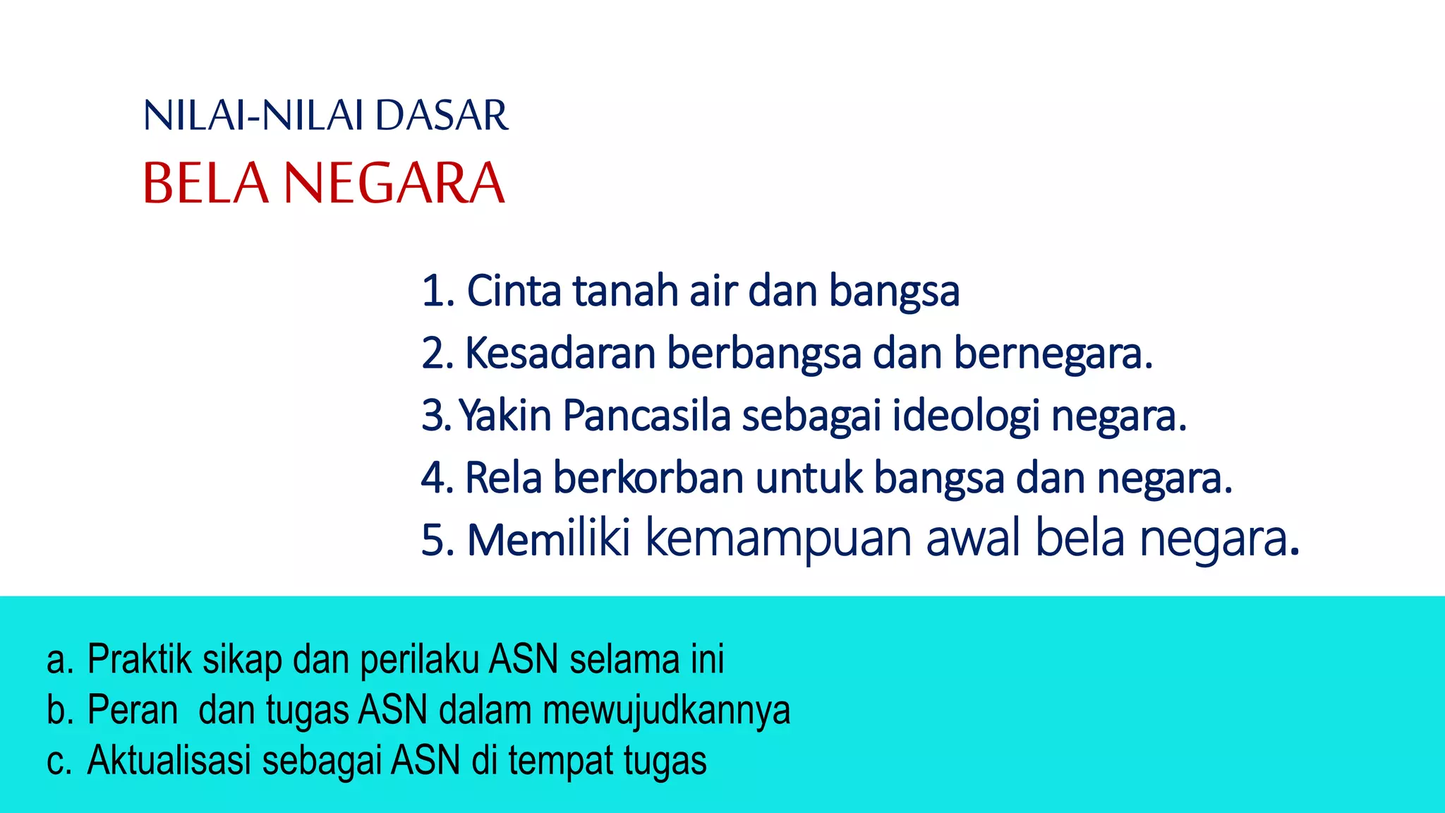 wawasan kebangsaan dan nilai bela negara | PPTX