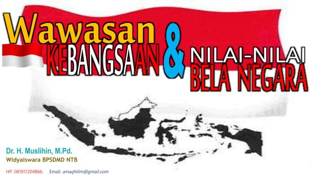 wawasan kebangsaan dan nilai bela negara | PPTX