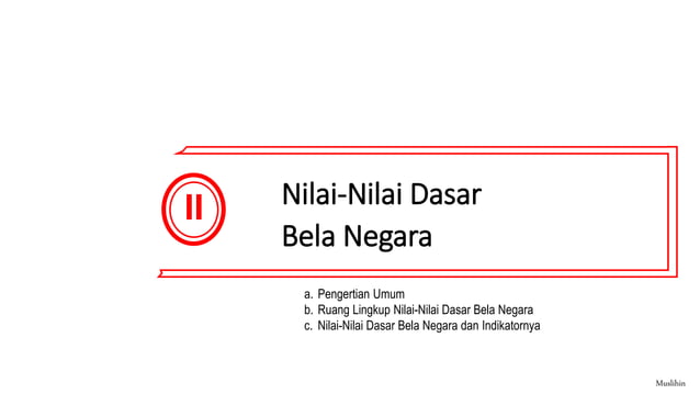 wawasan kebangsaan dan nilai bela negara | PPTX