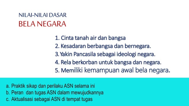 wawasan kebangsaan dan nilai bela negara | PPTX