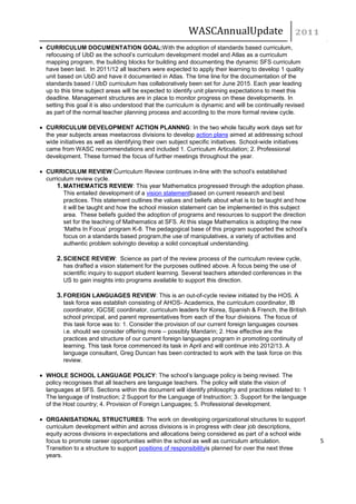 Wasc final progress report for seoul foreign school june 2012 | DOCX