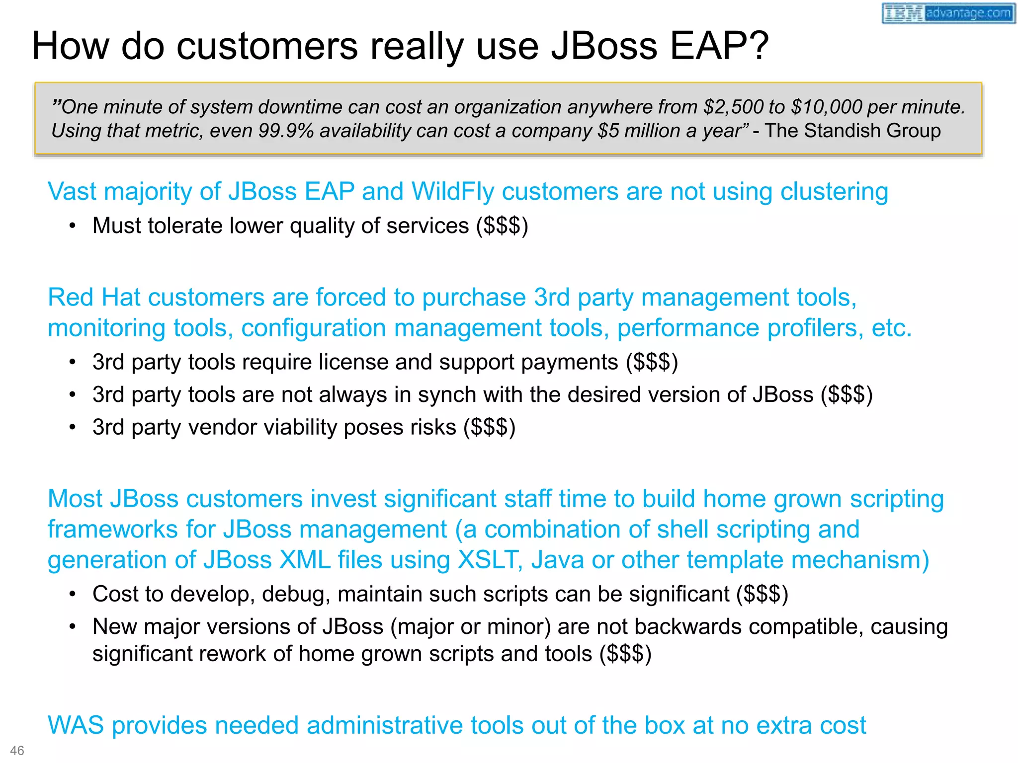 WebSphere App Server vs JBoss vs WebLogic vs Tomcat (InterConnect 2016) | PPTX